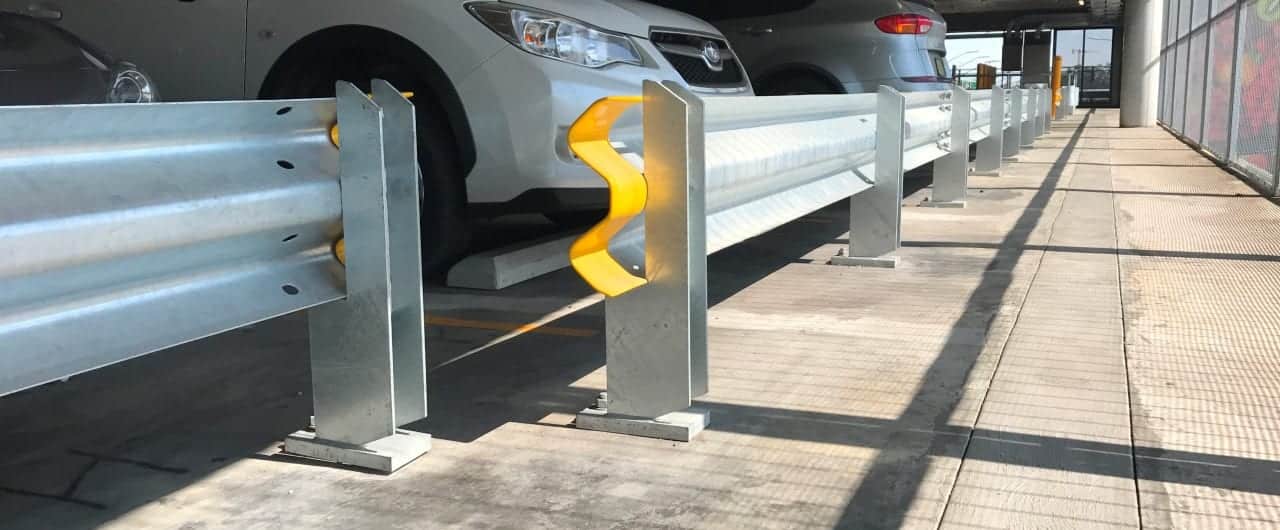 RhinoStop® Guardrail | Car Park Safety Barrier