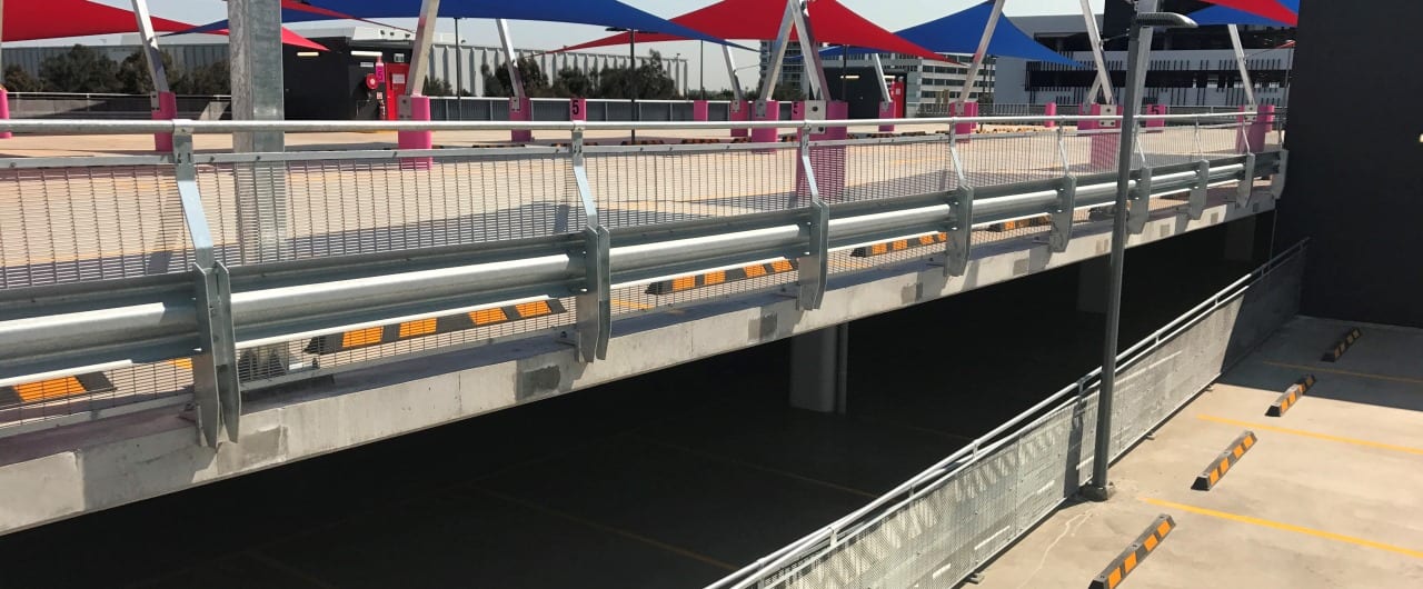 RhinoStop® Sky-Edge Guardrail | Car Park Barrier