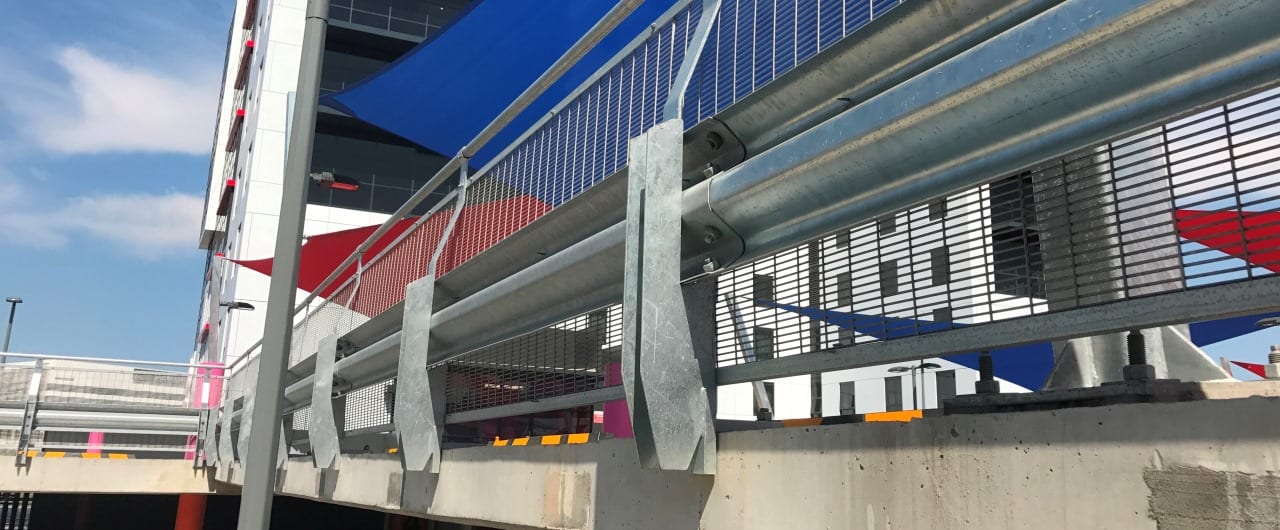 RhinoStop® Sky-Edge Guardrail | Car Park Barrier